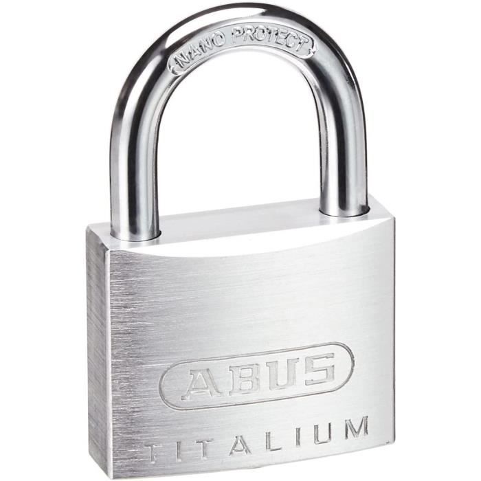 Abus 56394 64TI-40 Titalium Lot de 2 Cadenas 40 mm77 - Cdiscount Bricolage