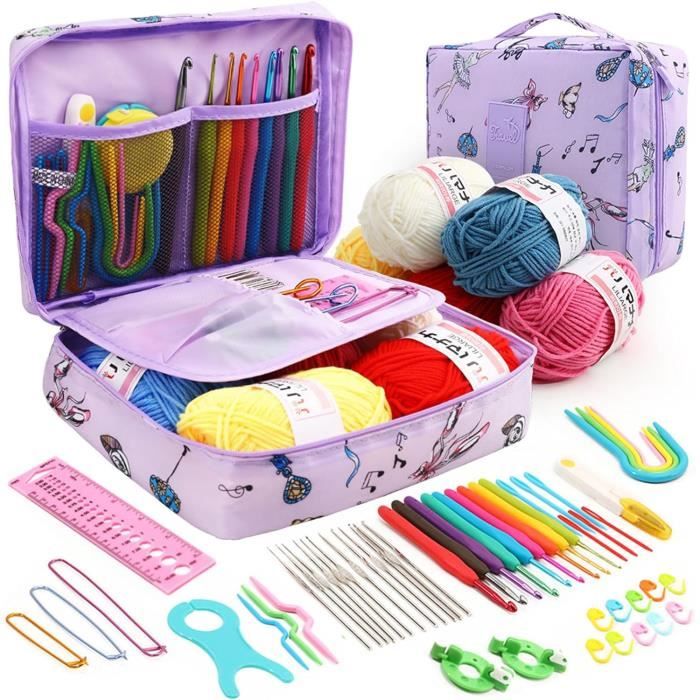Kit Crochet pour Adultes, Apprendre le Crochet pour Débutant Kit ...
