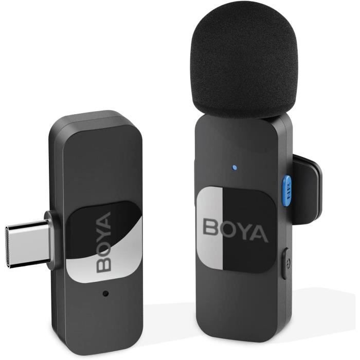 BOYA BY-V10 Micro cravate sans fil USB-C, mini micro Lpel pour ...