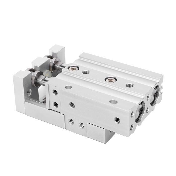 Cylindre Pneumatique De Rail De Guidage Mxs16 Haute Précision 16 × 2Mm ...