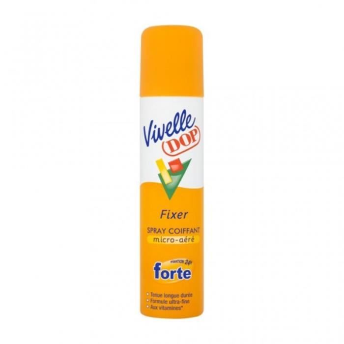 Vivelle DOP Fixer Spray Coiffant Micro-aéré Fixation 24h Forte 250ml ...