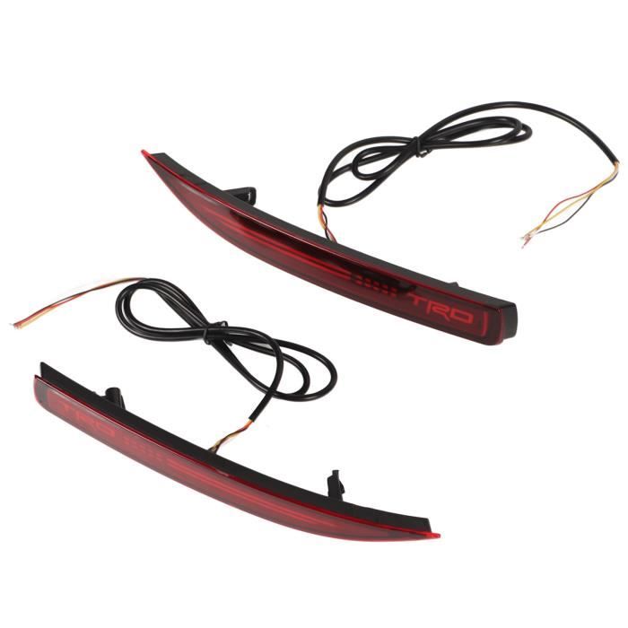 Zerone Feu de pare-chocs arrière à LED 2 pièces LED pare-chocs arrière ...