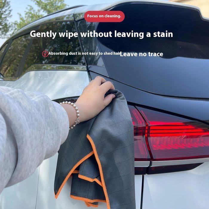 4 Pcs Top Clean- Chiffon En Fibre De Carbone - Serviette Nettoyage Sans ...