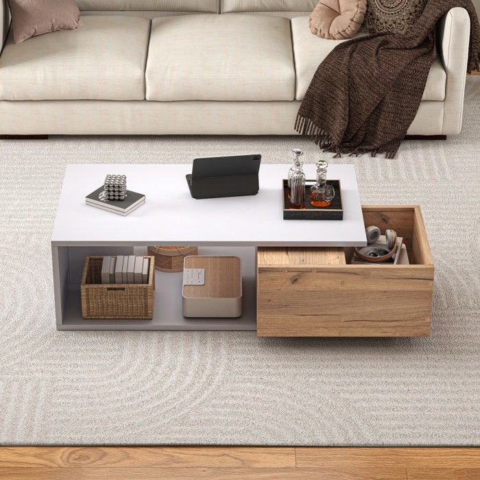 Table Basse Design Blanc 3