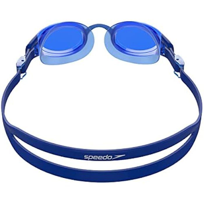 Lunettes de natation Speedo Mariner Pro - Adulte - Bleu - Verres ...