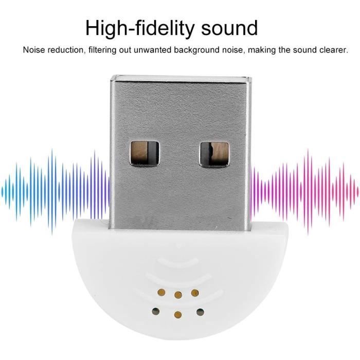 Mini Microphone D'Enregistrement Usb, Mini Microphone Usb Portable ...