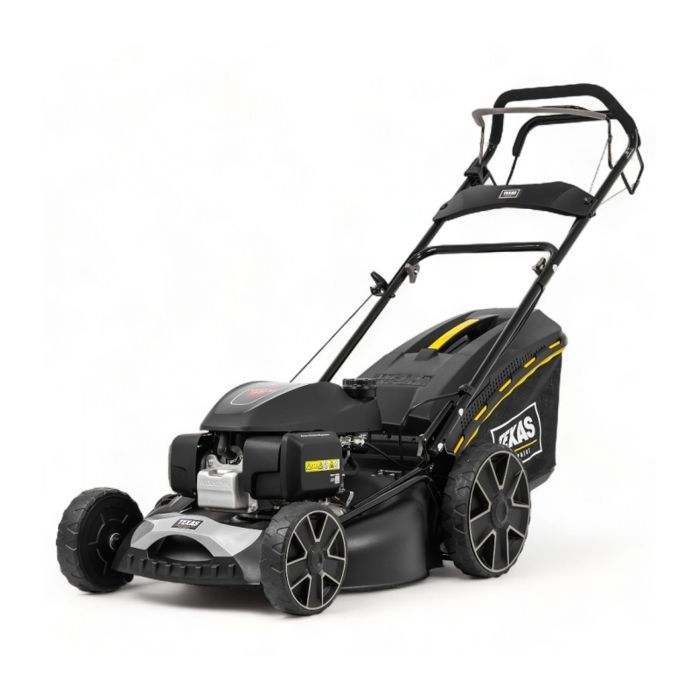 Tondeuse thermique à traction 2600W, coupe mulching 51cm, 6 hauteurs de ...