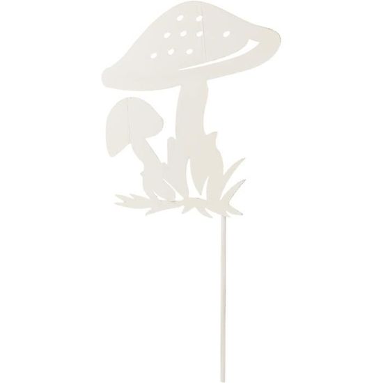 Statue de Champignon Piquet de Champignon en Métal Piquet D' Ornement ...