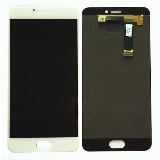 Ecran Complet LCD + Tactile pour MEIZU MX6 Blanc. - Cdiscount Téléphonie