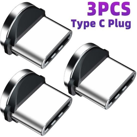 Câble magnétique adaptateur 2 broches chargeur magnétique prise Micro ...