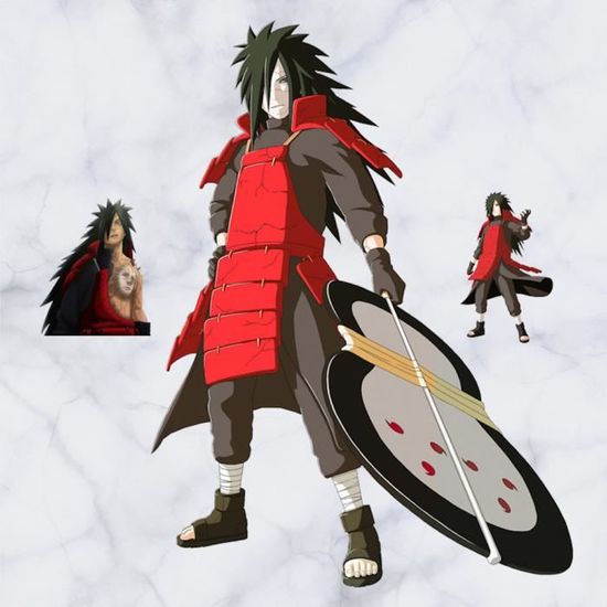 Naruto Uchiha Madara Stickers Muraux Décorations Murales Décoratives ...