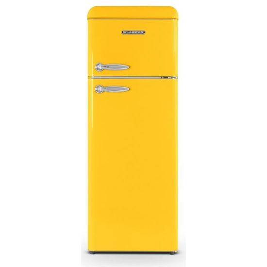 SCHNEIDER - SCDD208VCAN - Réfrigérateur 2 portes Vintage - 211L (172+39 ...