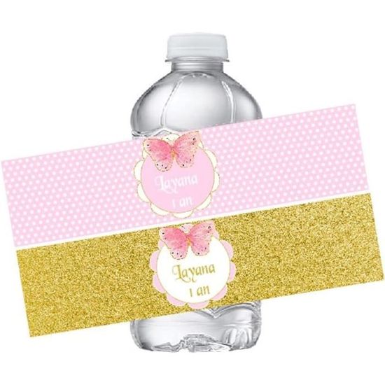 Stickers Bouteille d'eau Personnalisée,etiquettes autocollantes ...