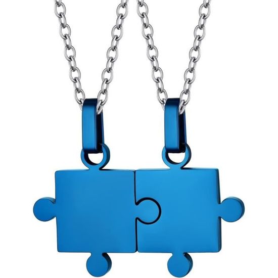 Collier Femme Puzzle Séparé 2-8 Prénoms Des Enfants Personnalisé ...