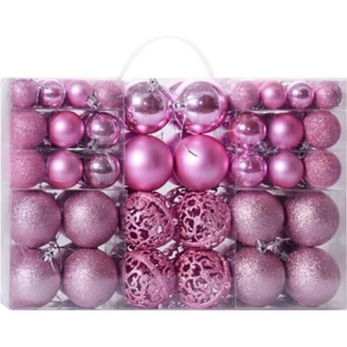 Boules De Sapin De Noël 100 Pcs Boules De Noël 3-6cm Diamètre Décoration De Fête Joyeux Noël ...