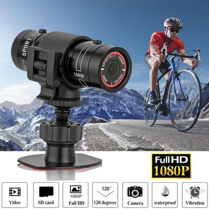 Mini caméra sport full HD 1080P 2 en 1 action DVR vidéo casque pour ...