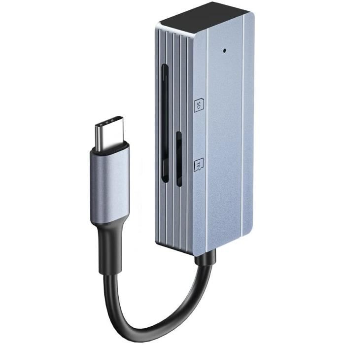 Lecteur de Carte SD-TF USB C, visionneuse de caméra de Suivi de Type C ...