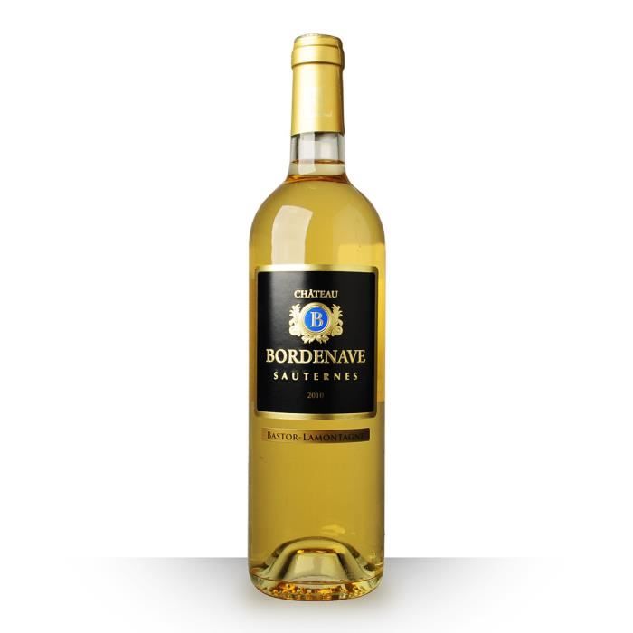 Château Bordenave 2010 Blanc 75cl AOC Sauternes - Vin Blanc - La cave Cdiscount