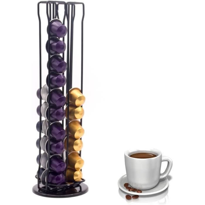 Porte-Capsules Nespresso 360 Rotatif - Capsules de Café Distributeur ...