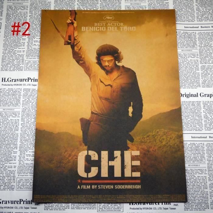 Poster Affiche en Papier Kraft - #2 Che Guevara - Collection Vintage ...