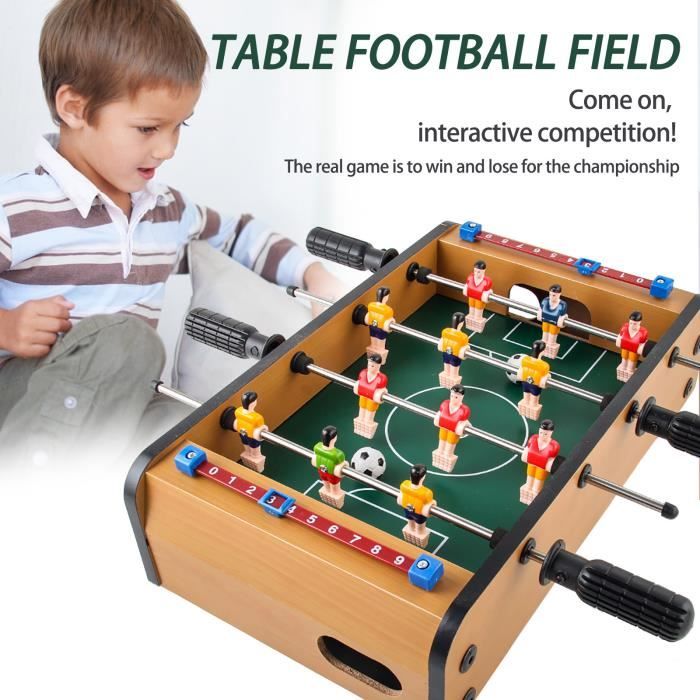 Mini table de baby-foot 14.2in Table de jeu de football de football ...