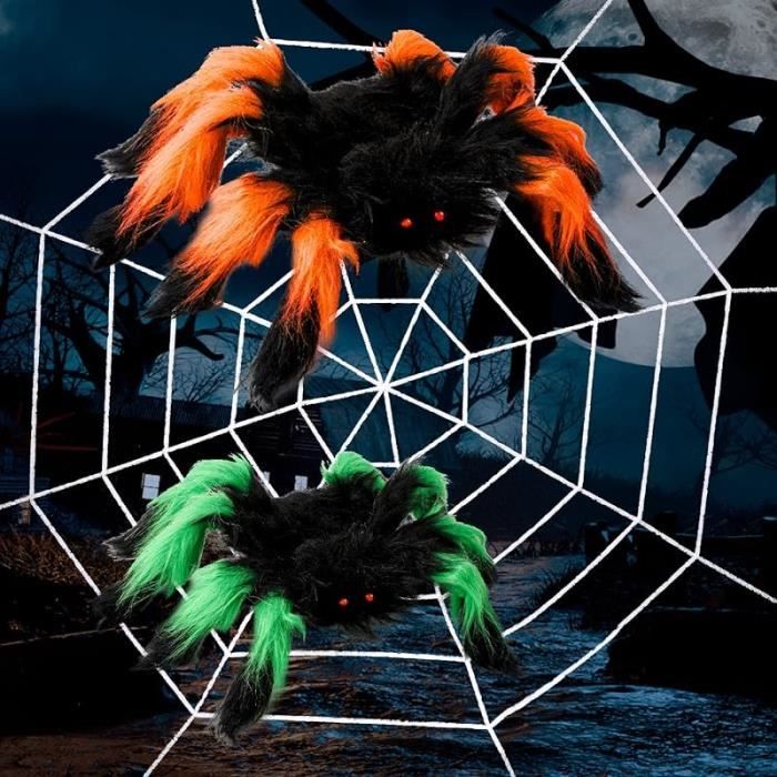 Halloween Toile Araigne 150cmAraignee Geante Halloween 30cmHalloween ...
