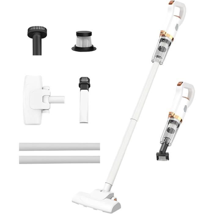 2 En 1 Aspirateur Sans Fil, 8500Pa Aspirateur À Main, Aspirateur Balai ...