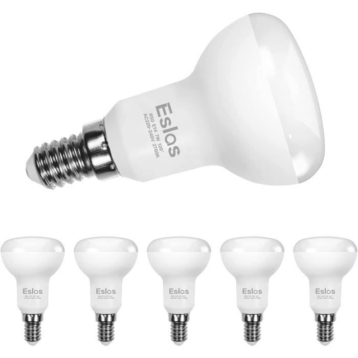 R50 E14 Lampe Led Blanc Chaud Cri> 90, 7W 700Lm, 2700K E14 Lampe Led ...