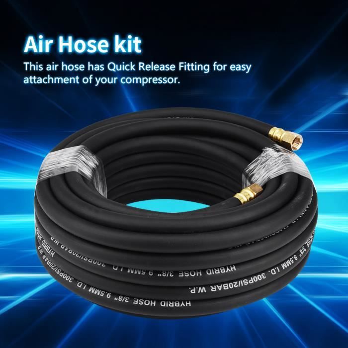 Kit De Tuyau D'Air Jeu De Flexibles D'Air Comprimé De Sécurité 900 Psi ...
