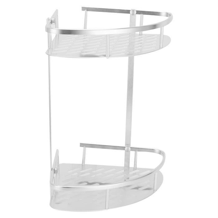 Étagère de douche - EJ.LIFE - 2 Niveaux - Aluminium spatial ...