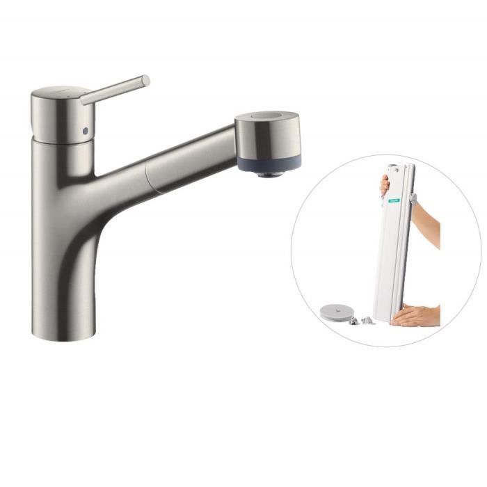Lavabo Bronze Brossé Hansgrohe Focus E2 - Mitigeur De Lavabo 100 Avec ...