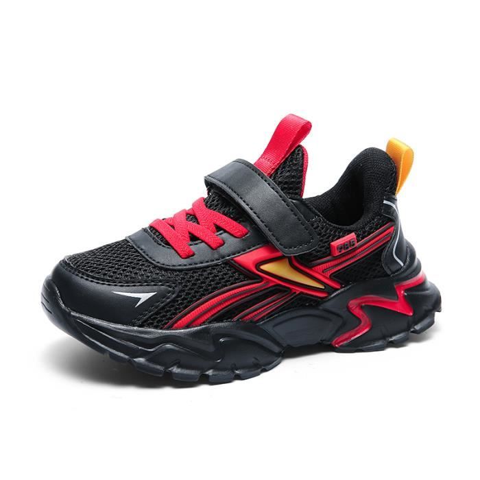 Basket Enfant Chaussures Garçon Fille Baskets Rouge - Cdiscount Chaussures