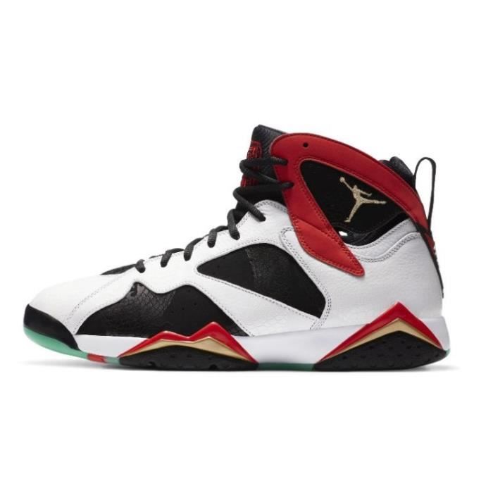 NIKE Air Jordan 7 Retro Military Black Blanche et Noir Femme Homme AJ7 ...