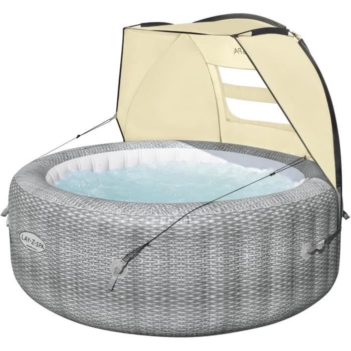 Bestway LAY-Z-SPA Bache de piscine et accessoires Beige108 - Cdiscount Jardin