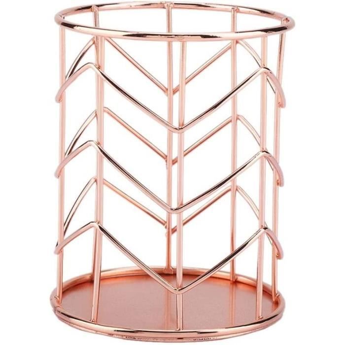 Porte Stylo,Delaman 1 PC Organisateur de Stockage métal Porte-Crayon de ...