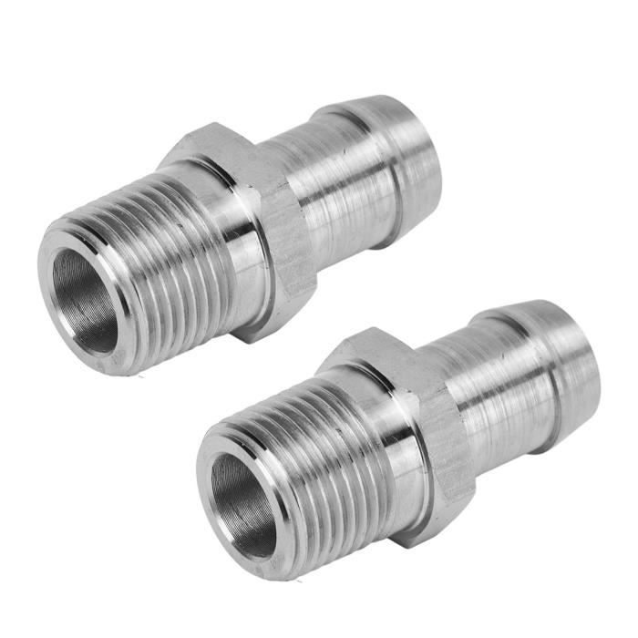 TMISHION Adaptateur de collecteur d'admission de chauffage 2 pièces 1 ...