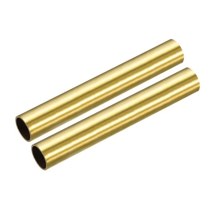 Tuyau Tube VOCOSTE laiton 15mm Diamètre extérieur 100mm Longueur 1mm Épaisseur Rond Tube droit ...