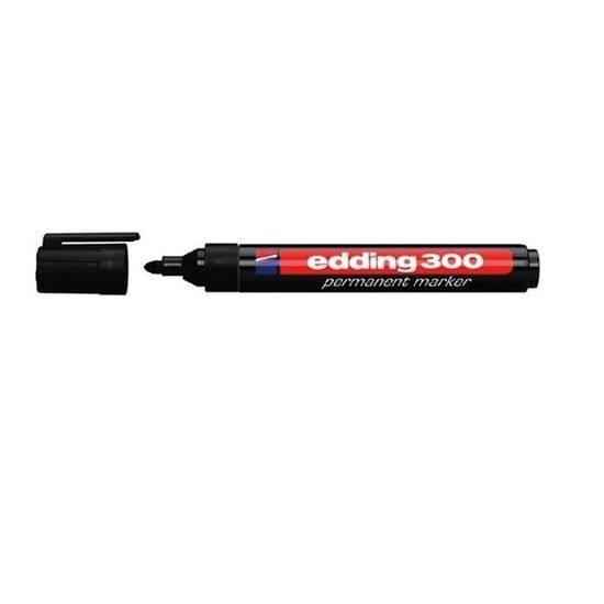Edding 300 Marqueur Permanent Rechargeable, 1,5 - 3 Mm, Noir (Lot De 20 ...