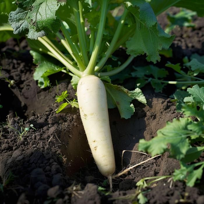 200 Graines de Radis Japonais (Daïkon) - SemiSauvage Permaculture ...