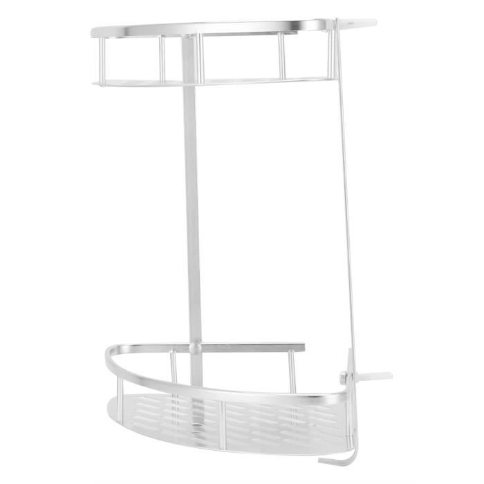 Étagère de douche - EJ.LIFE - 2 Niveaux - Aluminium spatial ...