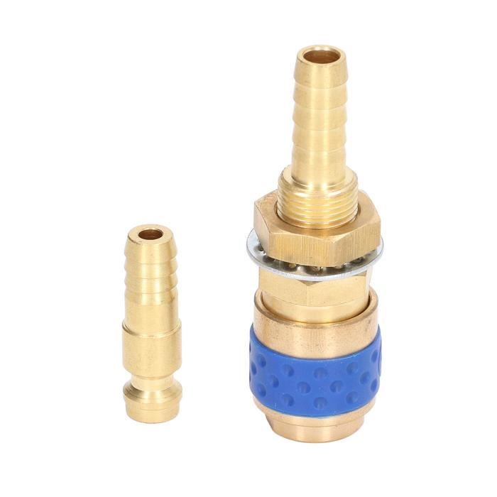 VBESTLIFE kit de raccord à coupleur rapide (Bleu)Adaptateur De Torche MIG TIG Adaptateur De ...