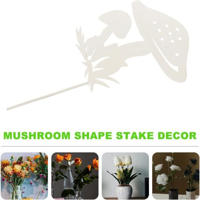 Statue de Champignon Piquet de Champignon en Métal Piquet D' Ornement ...