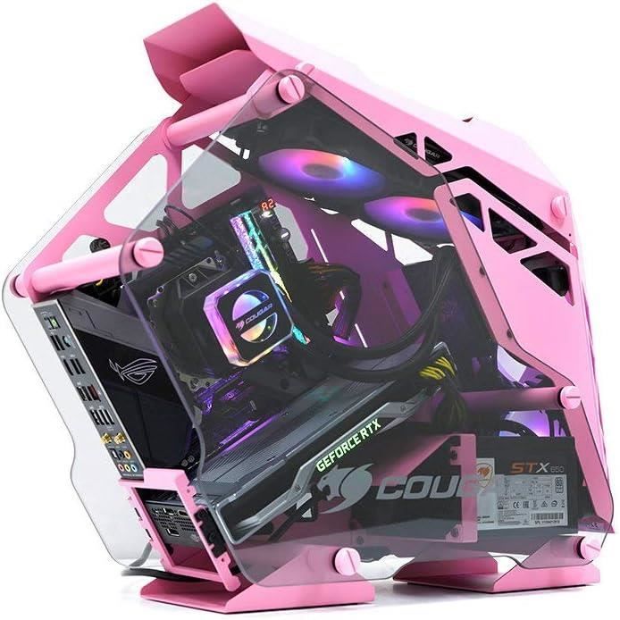 Gaming | Boitier Pc Gaming | Conquer Mini Pink Aluminium ...