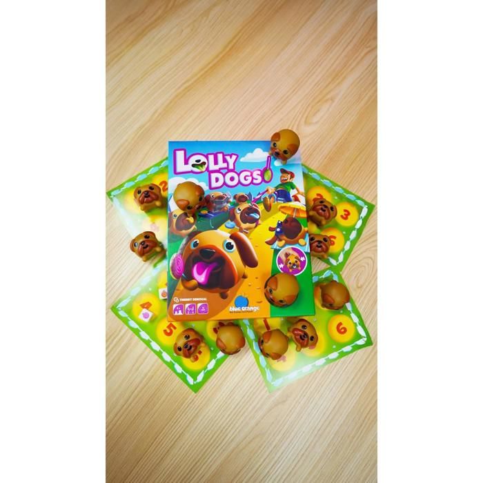 Jeu de société - BLUE ORANGE - LOLLY DOGS - Jeu de dés - 2-4 joueurs ...