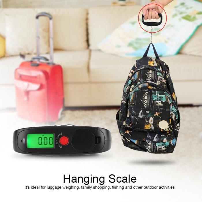 RHO-Balance à bagages Balance électronique Numérique LCD pour Bagages ...