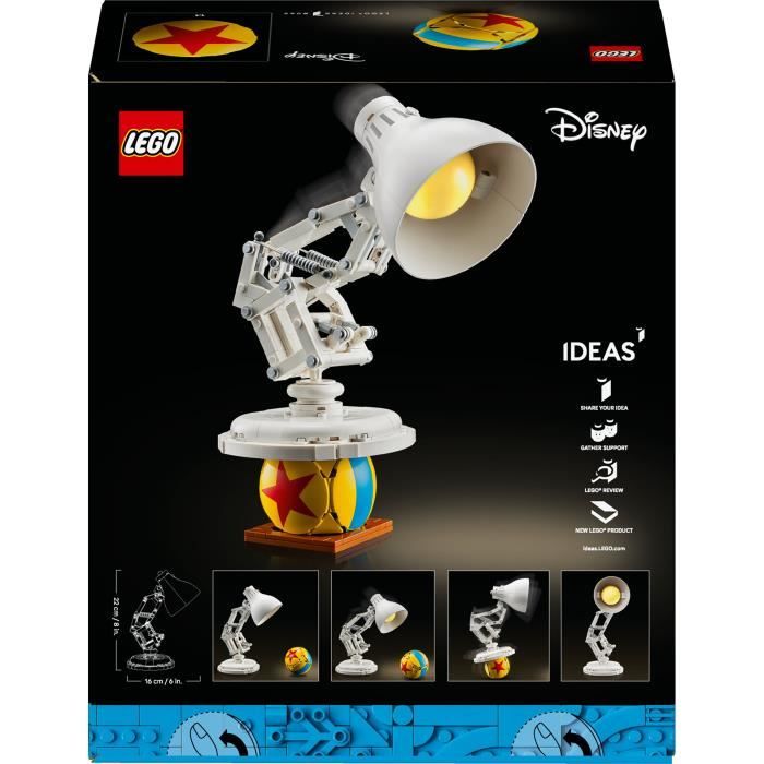 LEGO Ideas 21357 Disney Pixar Luxo Jr. - Set de Construction Collector ...