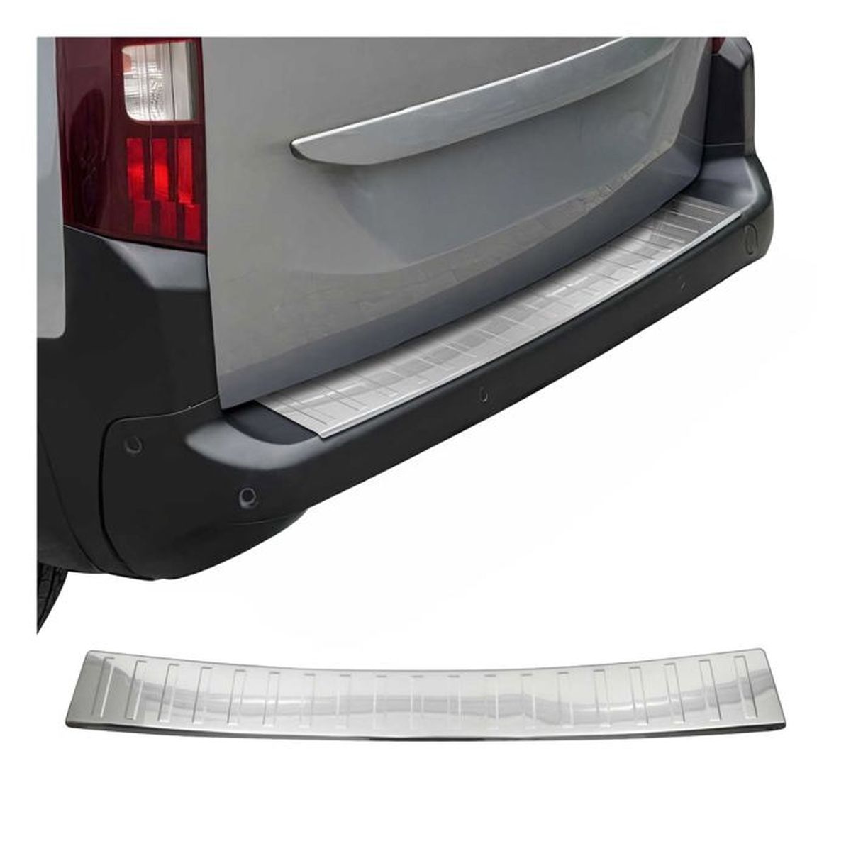 Protection Seuil de Pare-chocs Arriére Pour Toyota Proace City 2019-2023 Inox - Cdiscount Auto