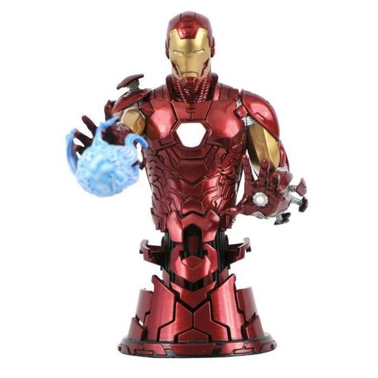 Marvel Comic Book Figure Iron Man Bust 1-7th Scale - Cdiscount Jeux ...