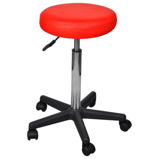 (Rouge)Tabouret de bureau - SINGOR - Chaise Adulte Rouge 795964 ...
