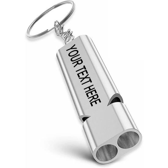 Sifflet Personnalisé Avec Gravé Texte Et Logo, Sifflet Sonore Fort Et ...
